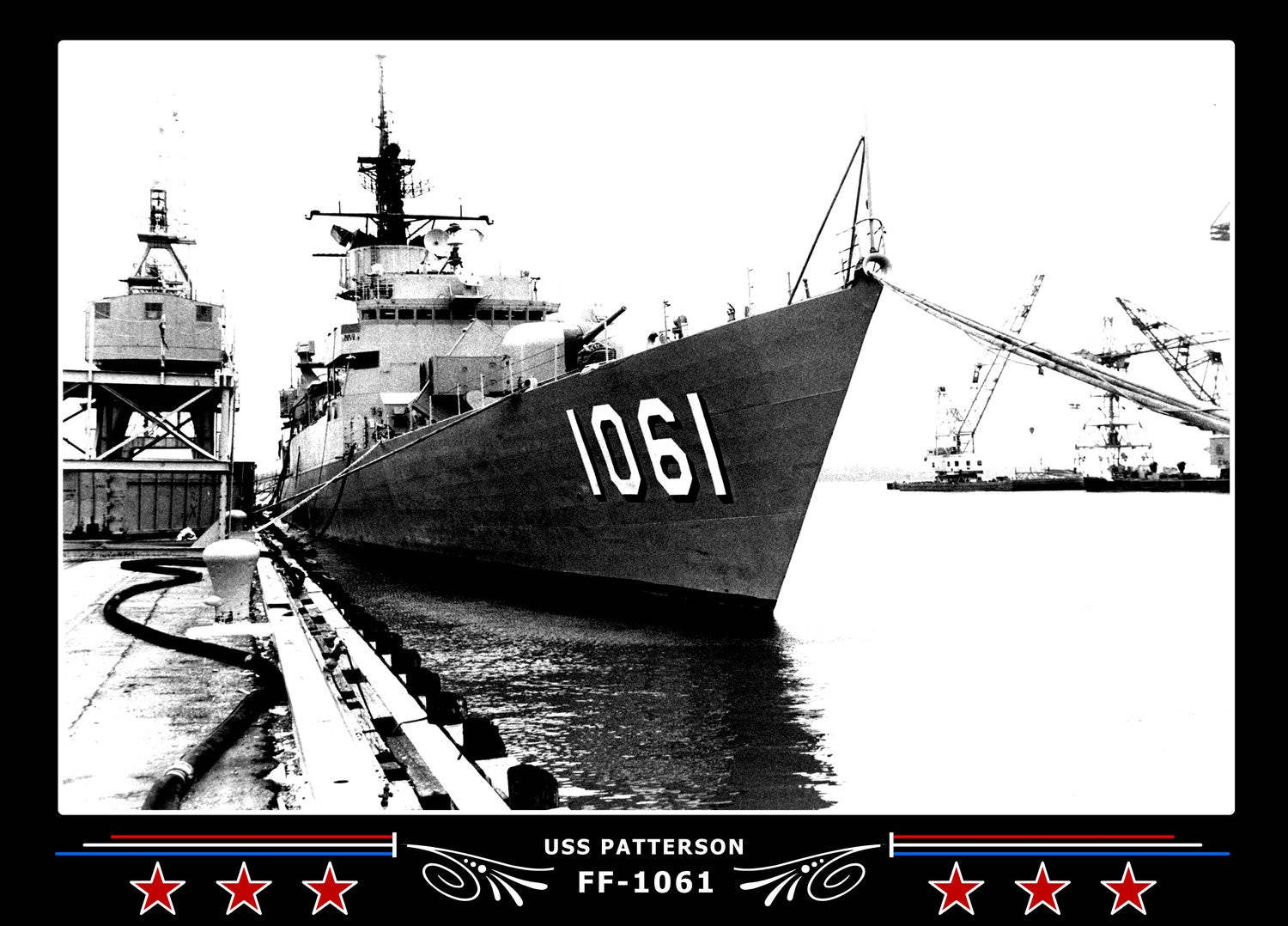 USS Patterson FF-1061 Canvas Photo Print – Navy Emporium