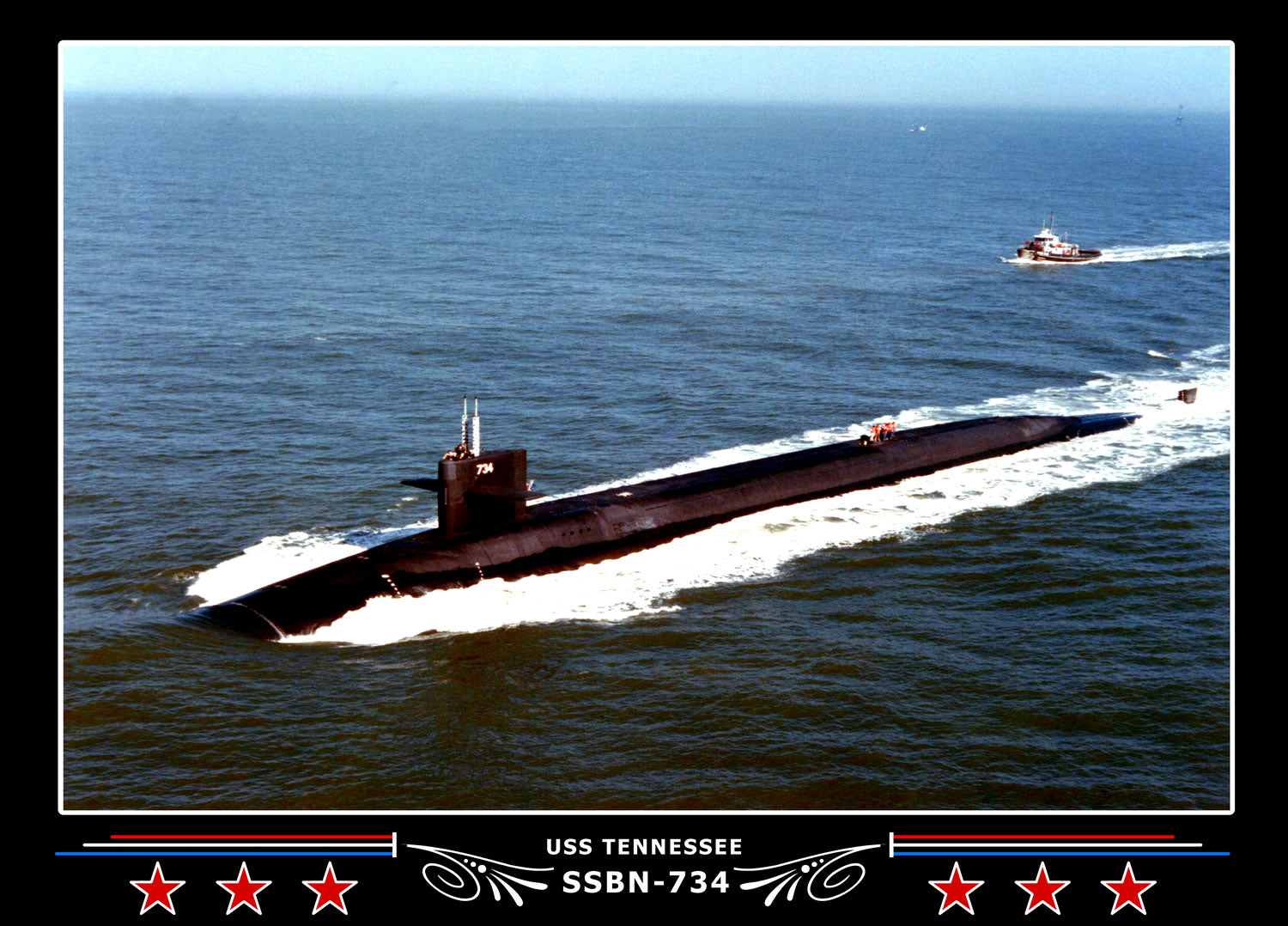 USS Tennessee SSBN-734 Canvas Photo Print – Navy Emporium