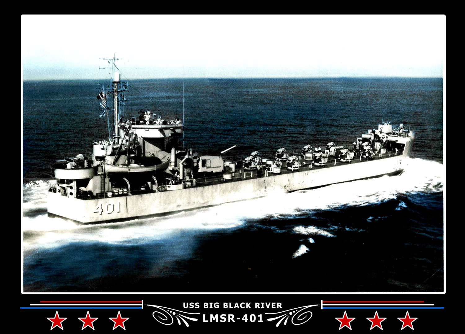 USS Big Black River LMSR401 Canvas Photo Print – Navy Emporium
