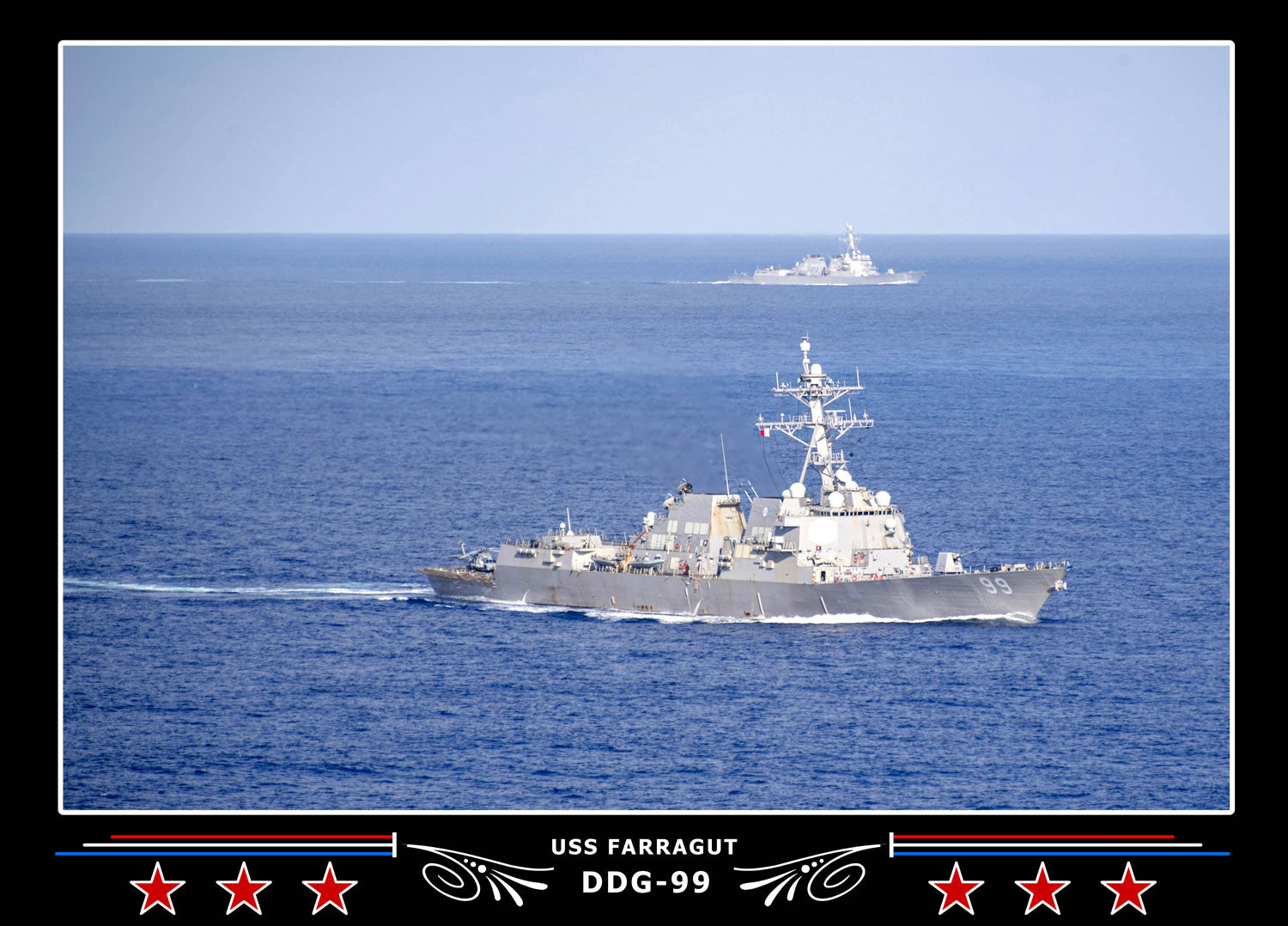 USS Farragut DDG-99 Canvas Photo Print – Navy Emporium