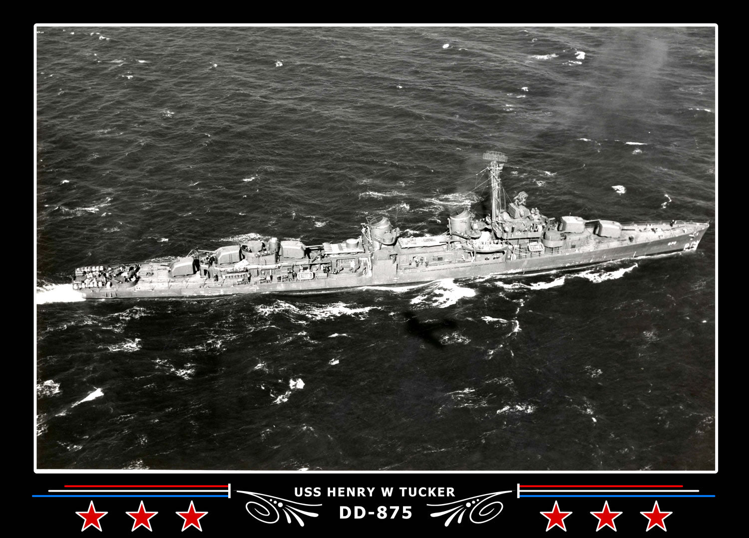USS Henry W Tucker DD-875 Canvas Photo Print – Navy Emporium
