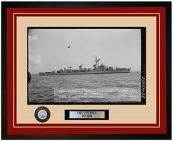 USS STICKELL DD-888 Framed Navy Ship Photo Burgundy – Navy Emporium