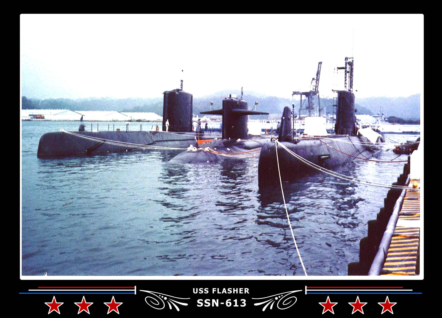 USS Flasher SSN-613 Canvas Photo Print – Navy Emporium