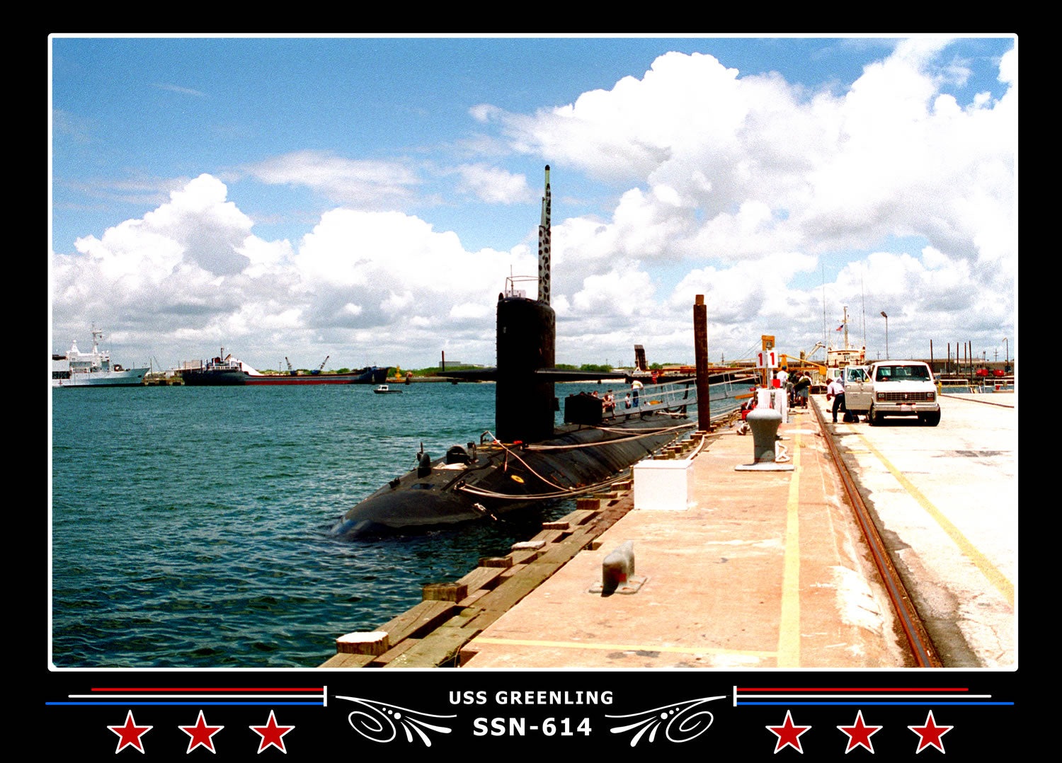 USS Greenling SSN-614 Canvas Photo Print – Navy Emporium