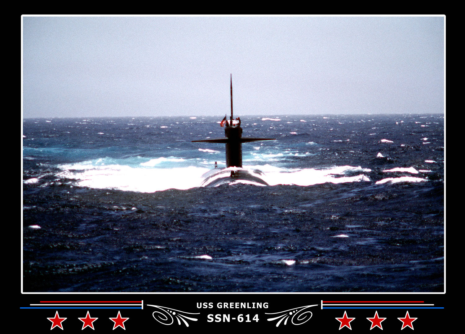 USS Greenling SSN-614 Canvas Photo Print – Navy Emporium