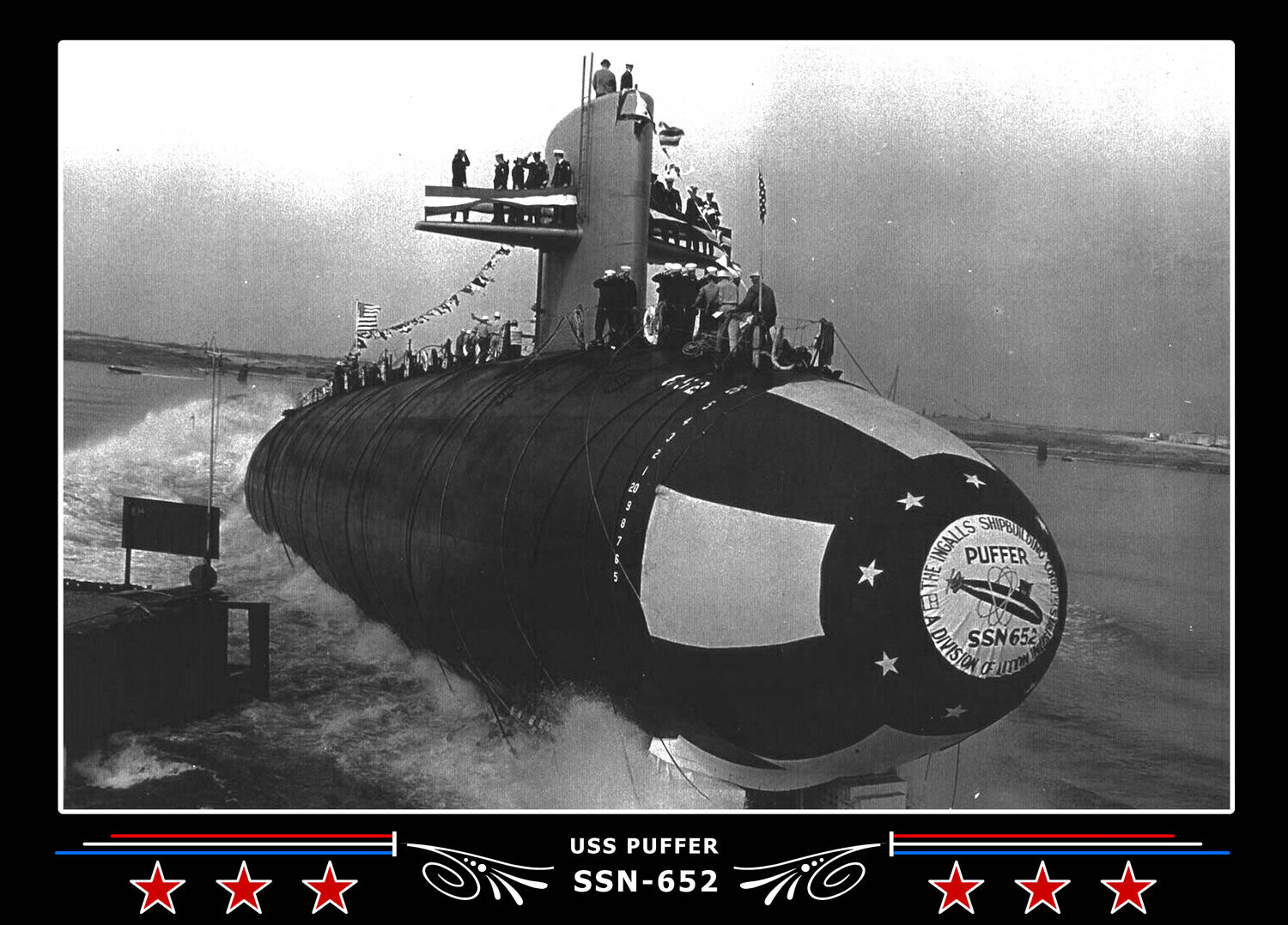 USS Puffer SSN-652 Canvas Photo Print – Navy Emporium