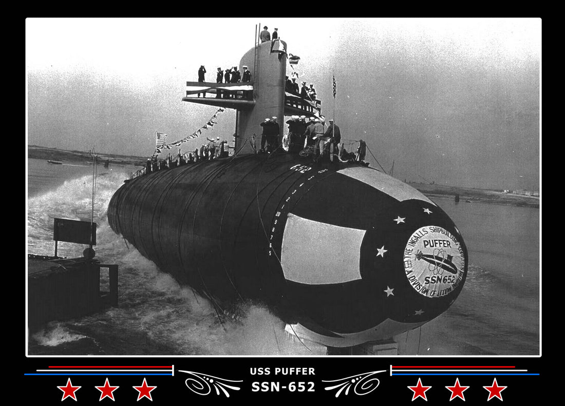 USS Puffer SSN-652 Canvas Photo Print – Navy Emporium