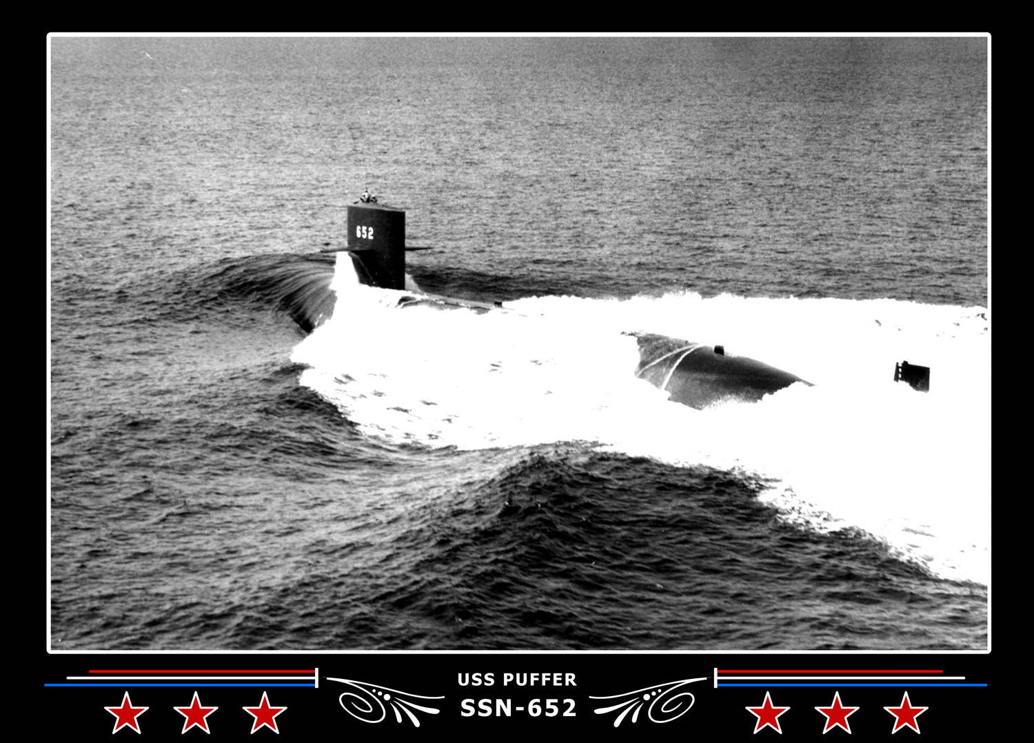 USS Puffer SSN-652 Canvas Photo Print – Navy Emporium