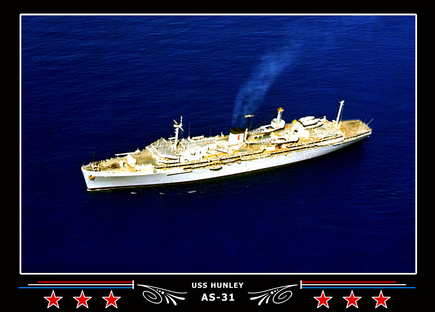 USS Hunley AS-31 Canvas Photo Print – Navy Emporium