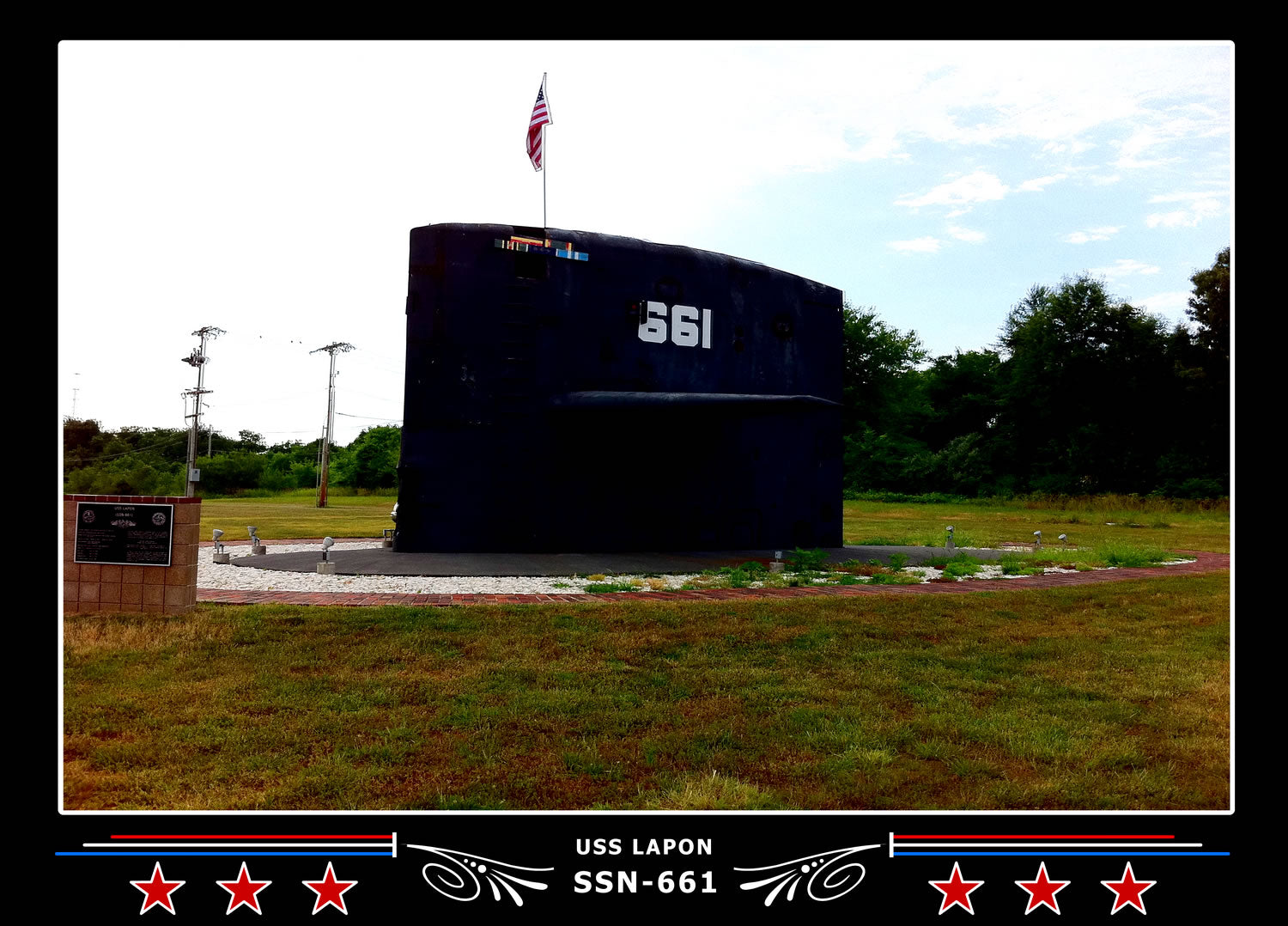 USS Lapon SSN-661 Canvas Photo Print – Navy Emporium