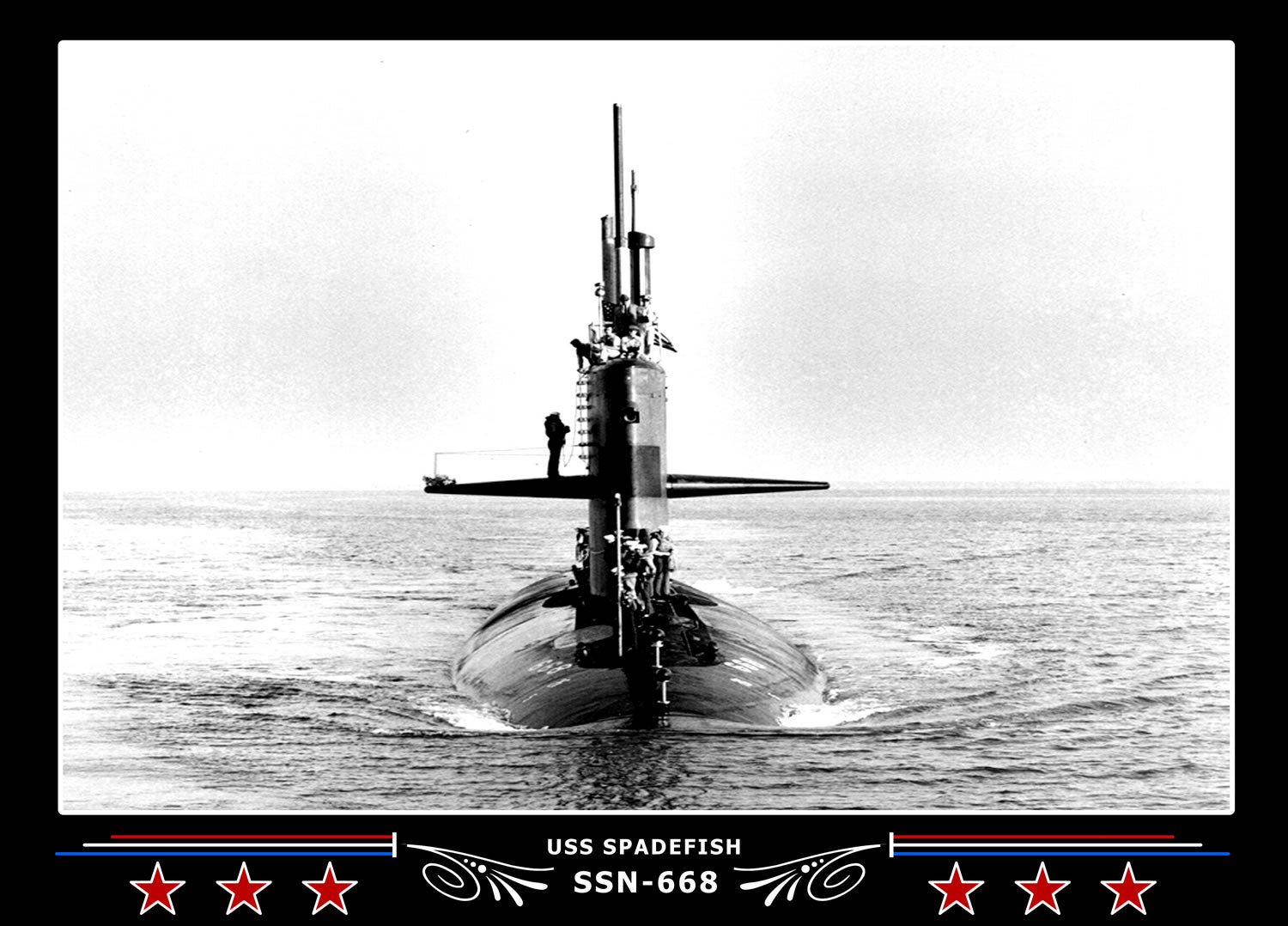 USS Spadefish SSN-668 Canvas Photo Print – Navy Emporium