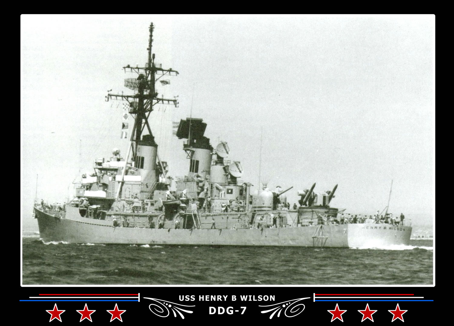 USS Henry B Wilson DDG-7 Canvas Photo Print – Navy Emporium