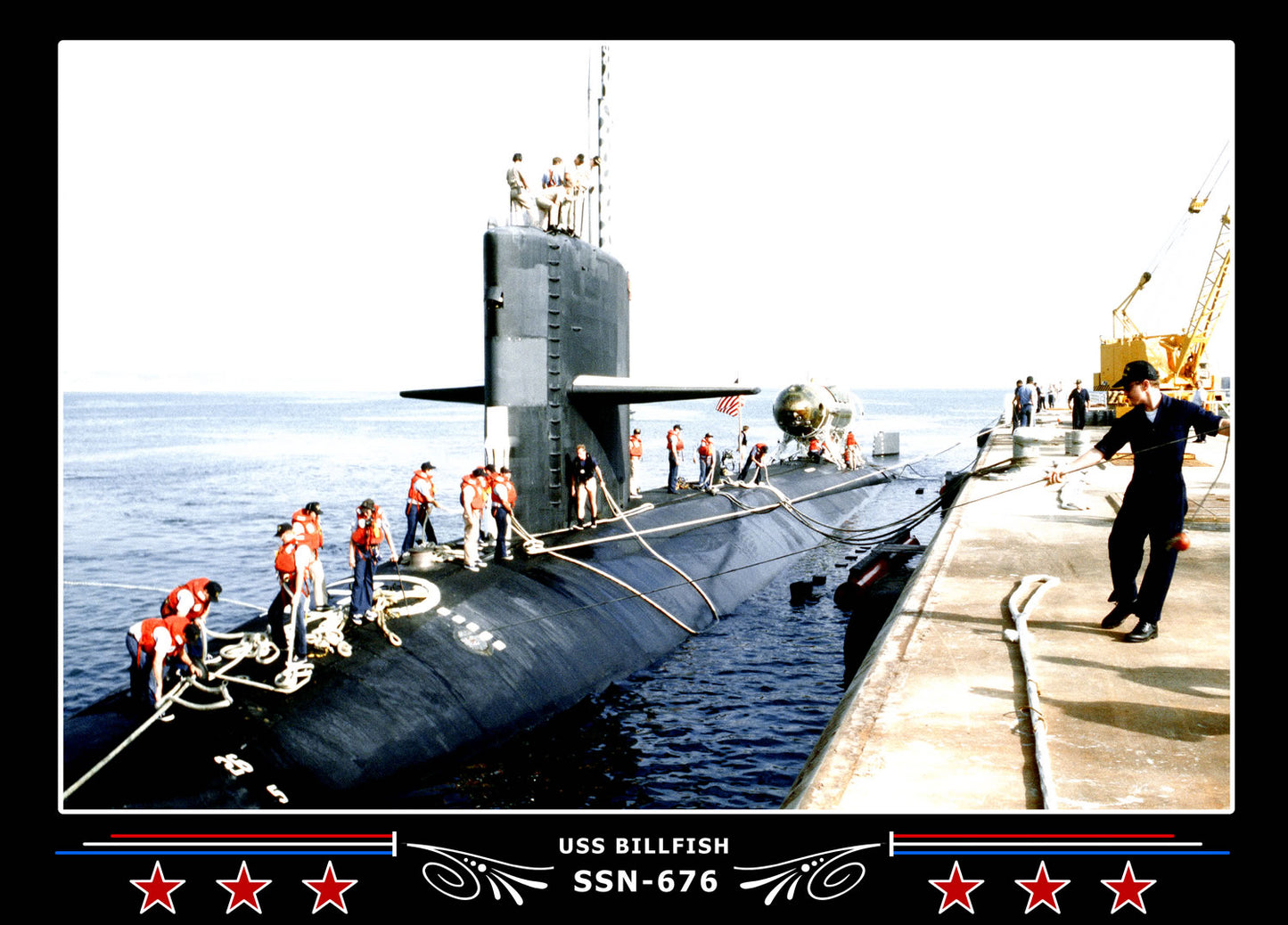 USS Billfish SSN-676 Canvas Photo Print – Navy Emporium