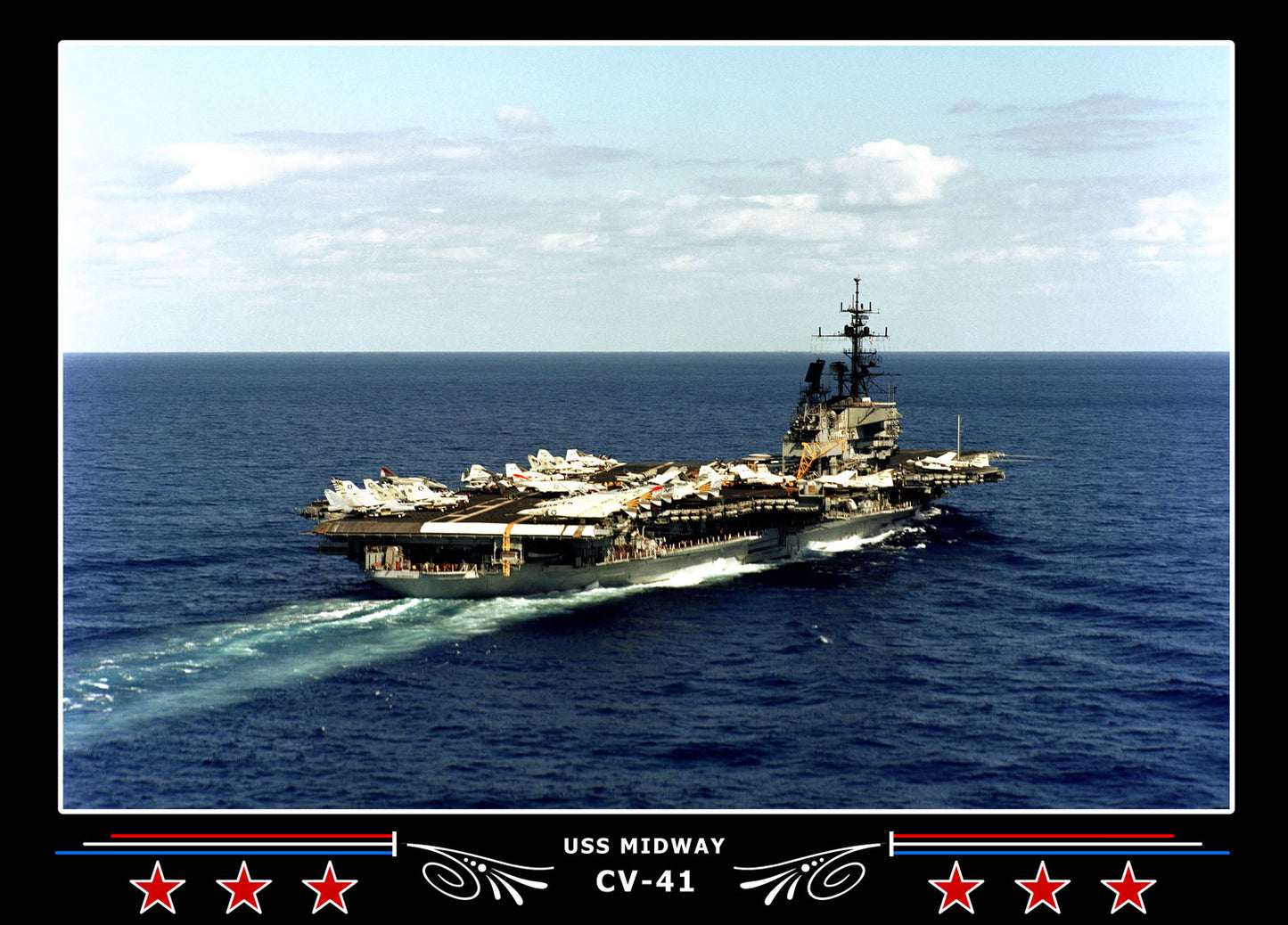 USS Midway CV-41 Canvas Photo Print – Navy Emporium