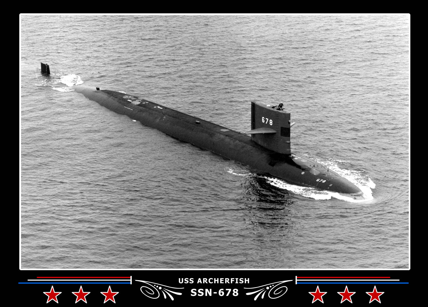 USS Archerfish SSN-678 Canvas Photo Print – Navy Emporium