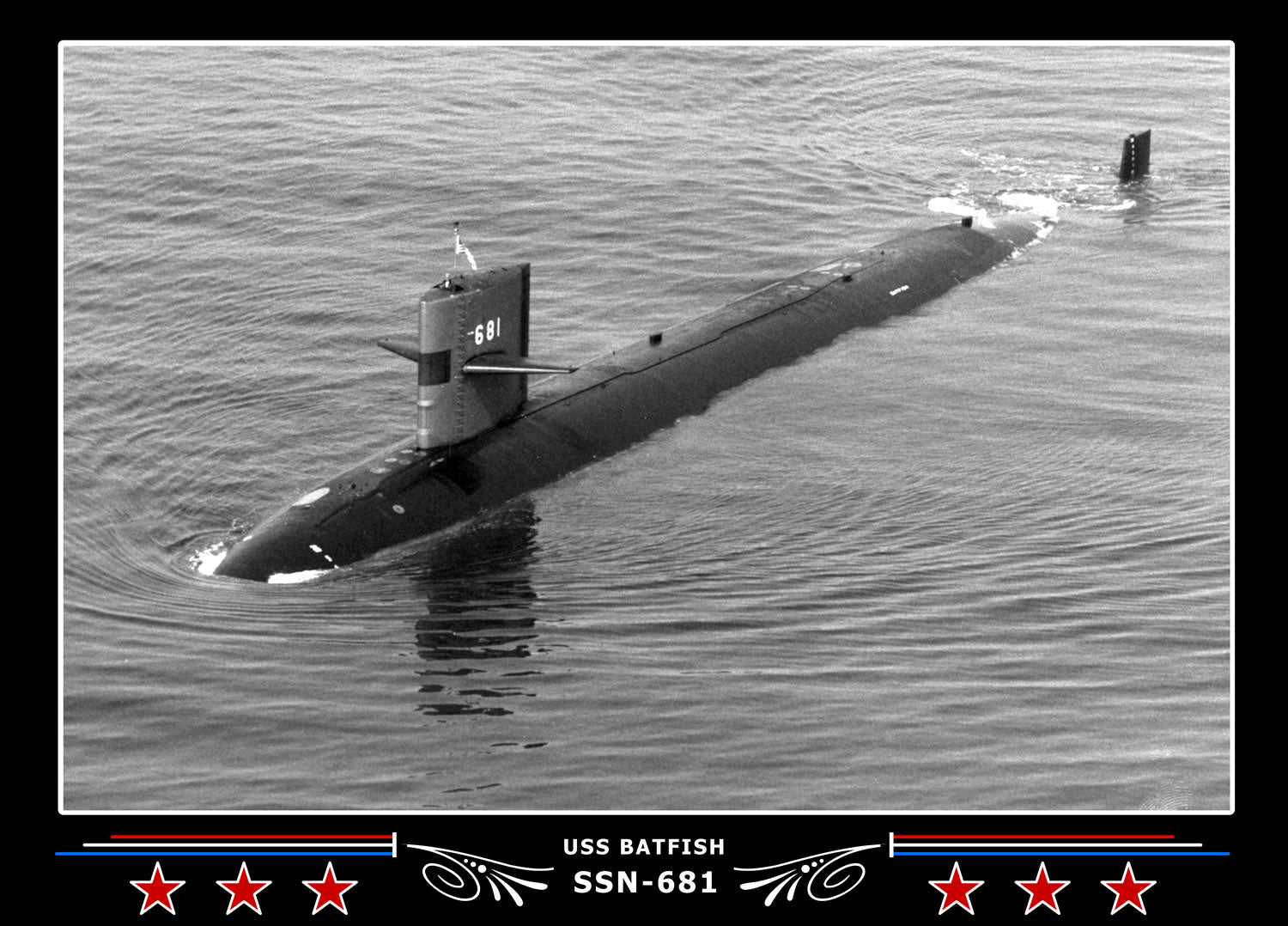 USS Batfish SSN-681 Canvas Photo Print – Navy Emporium