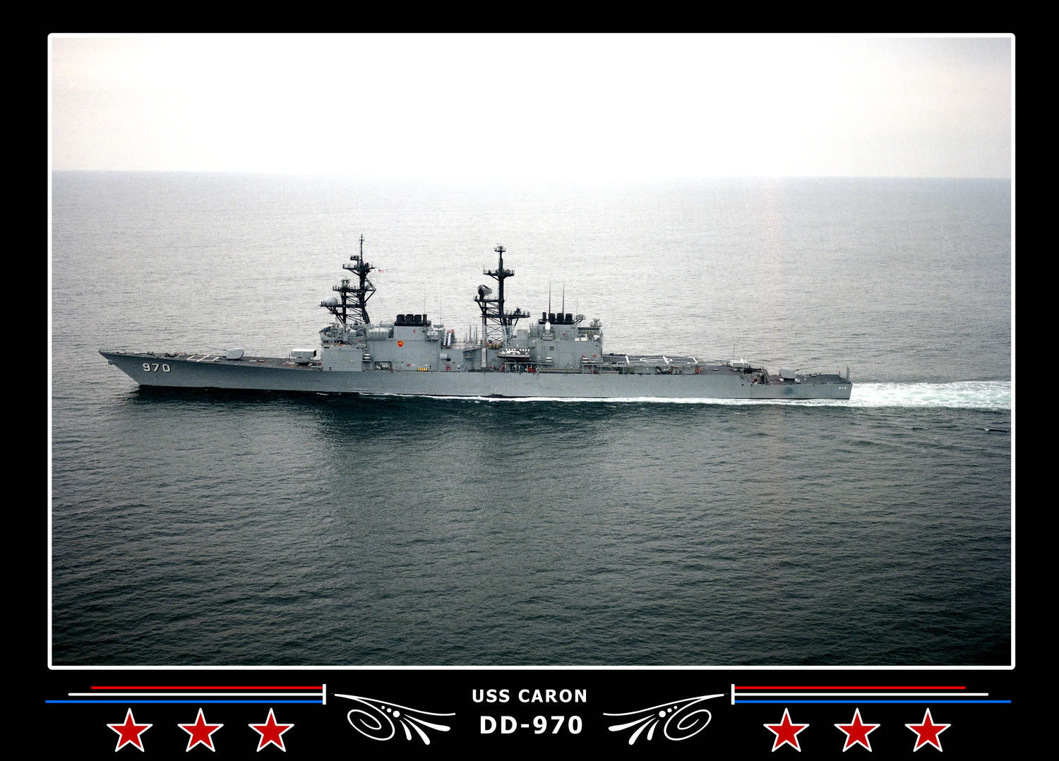 USS Caron DD-970 Canvas Photo Print – Navy Emporium
