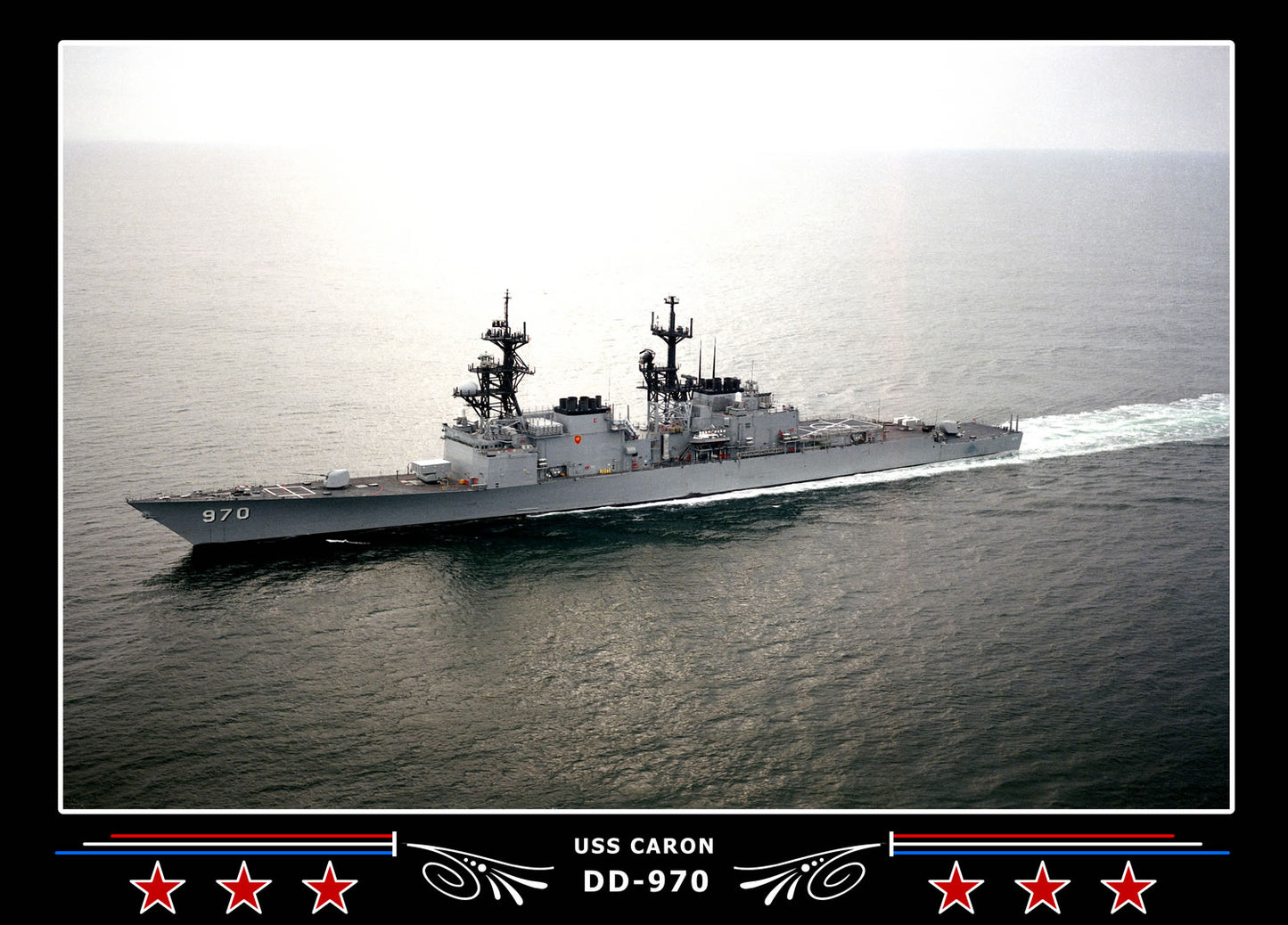 USS Caron DD-970 Canvas Photo Print – Navy Emporium