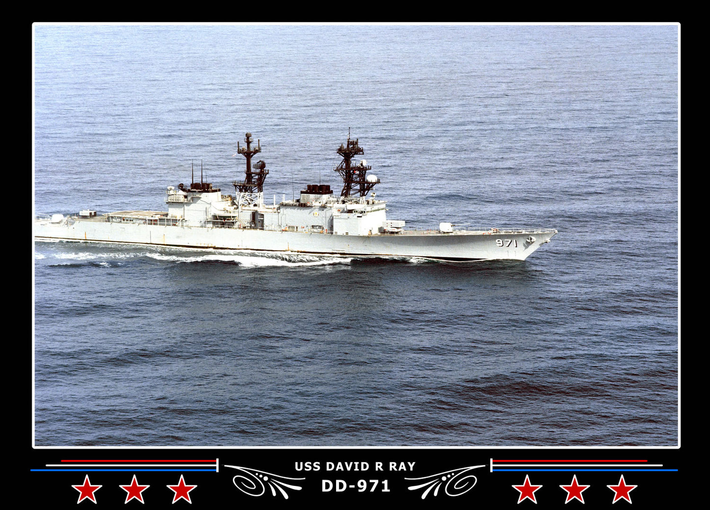 USS David R Ray DD-971 Canvas Photo Print – Navy Emporium