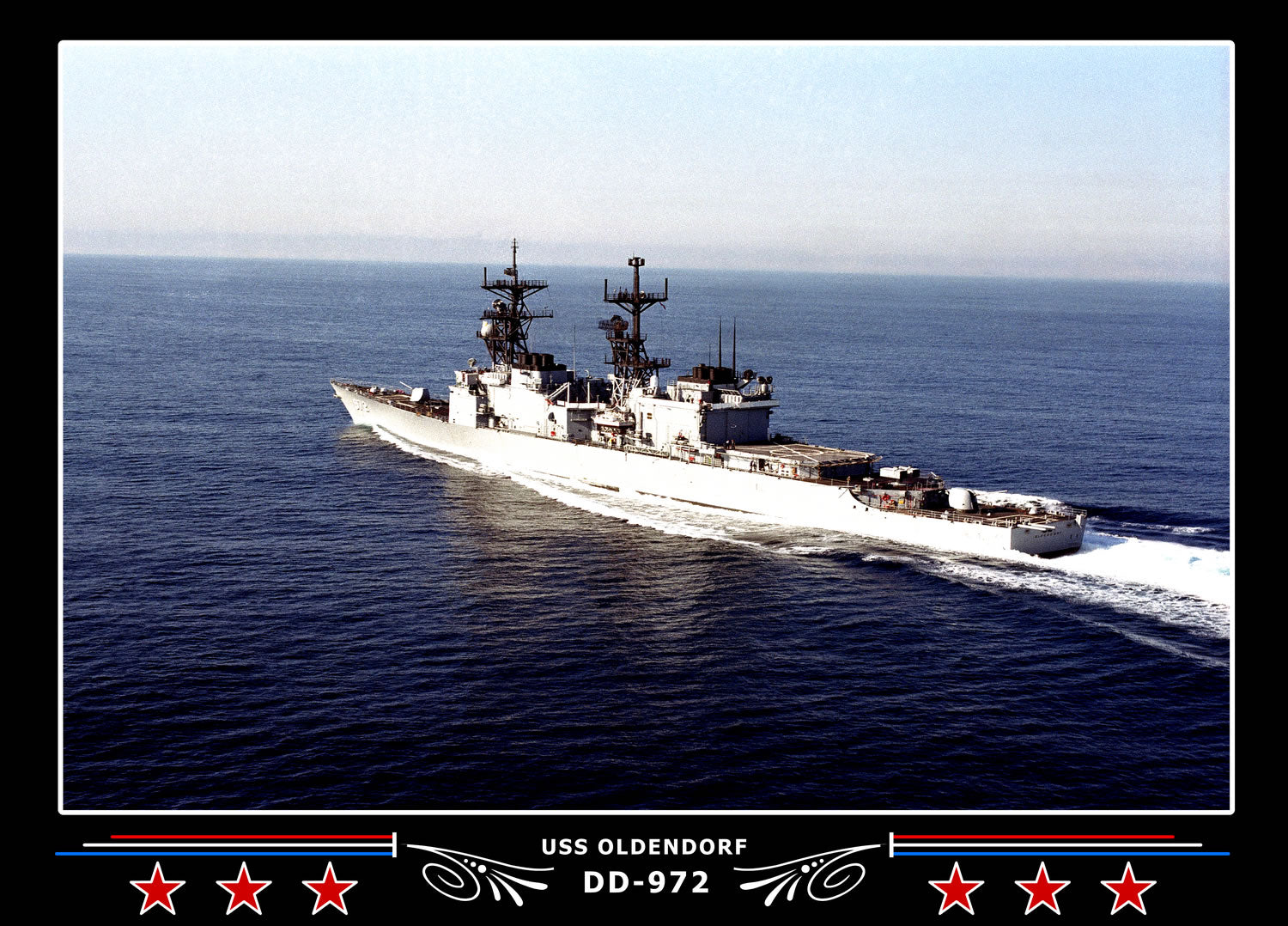 USS Oldendorf DD-972 Canvas Photo Print – Navy Emporium