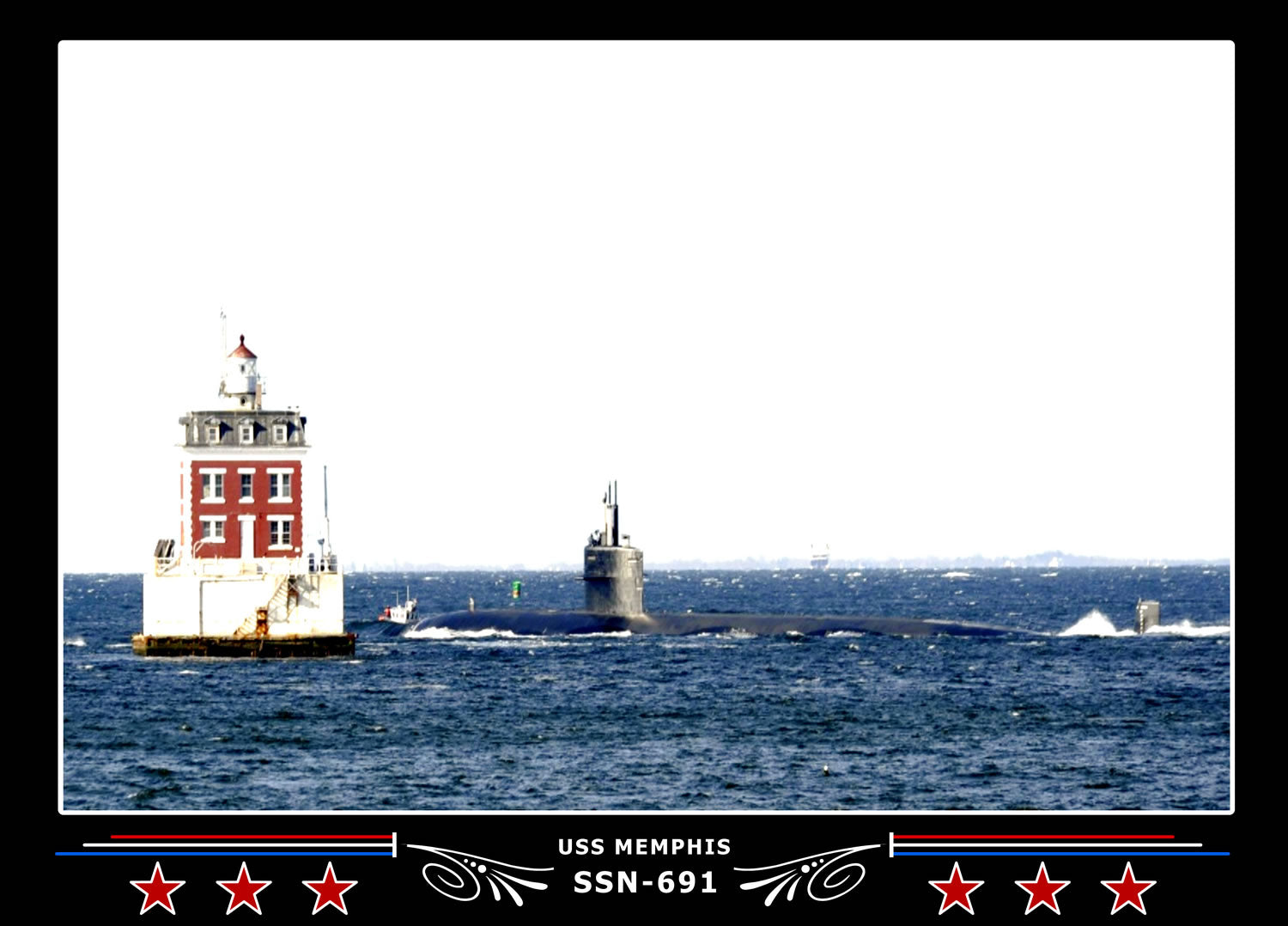USS Memphis SSN-691 Canvas Photo Print – Navy Emporium