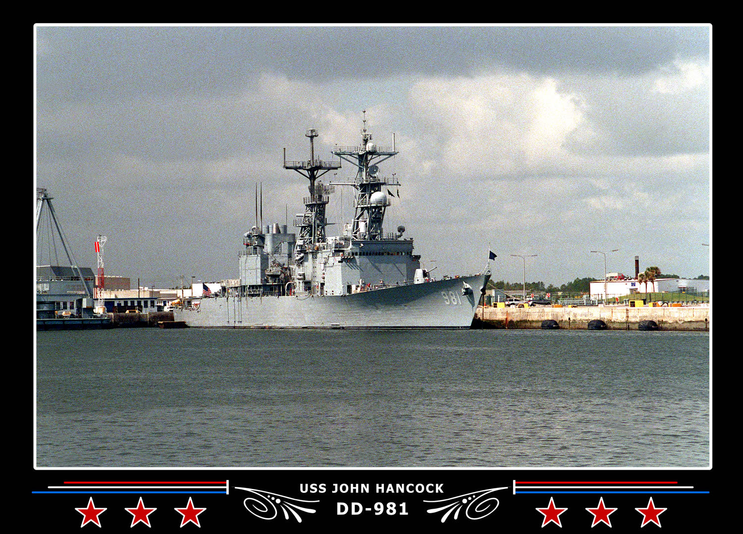 USS John Hancock DD-981 Canvas Photo Print – Navy Emporium