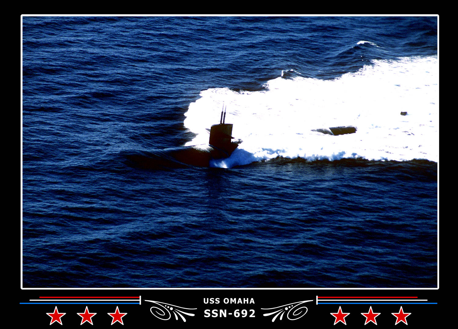 USS Omaha SSN-692 Canvas Photo Print – Navy Emporium