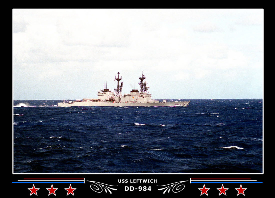 USS Leftwich DD-984 Canvas Photo Print – Navy Emporium