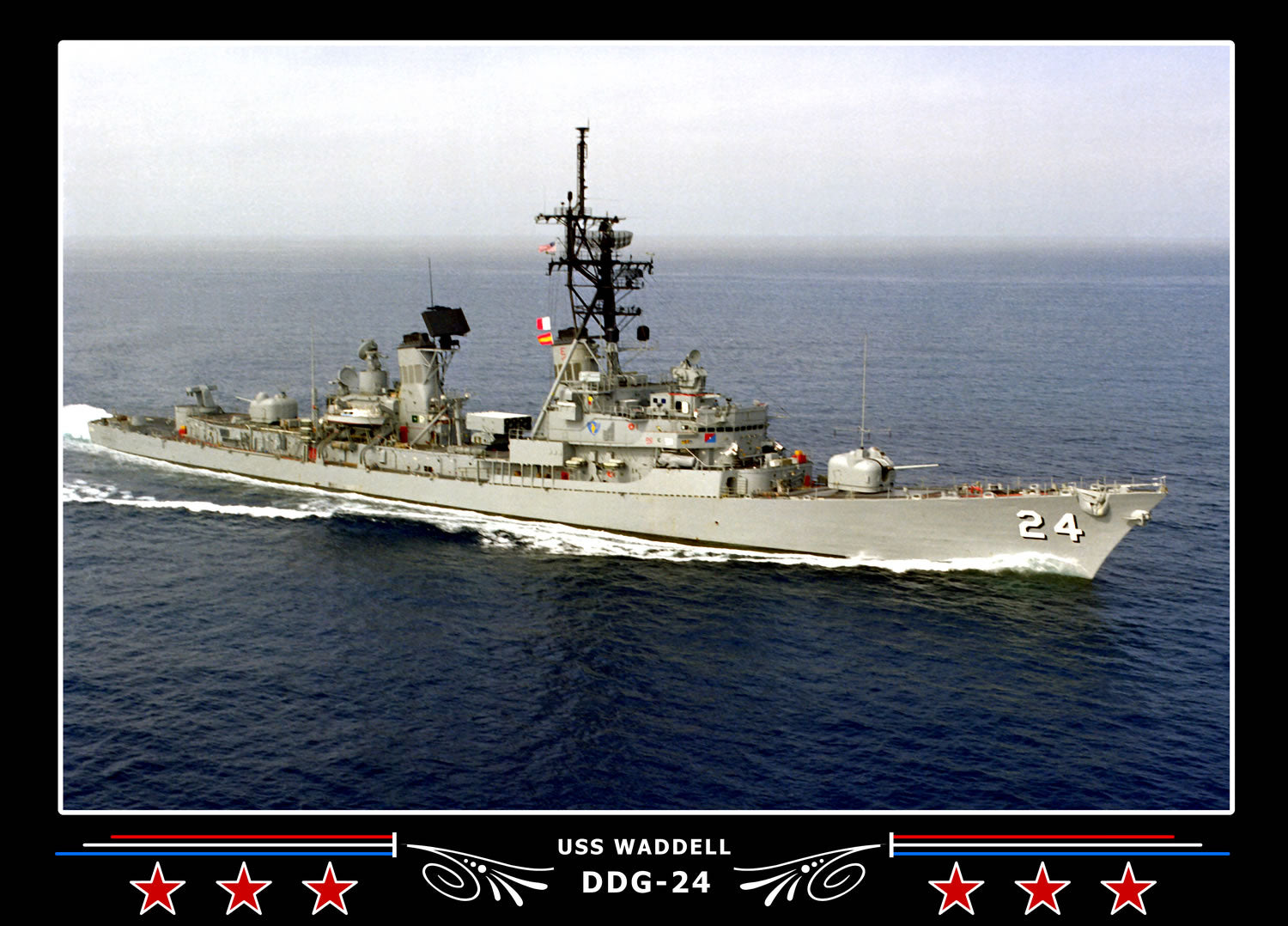 USS Waddell DDG-24 Canvas Photo Print – Navy Emporium