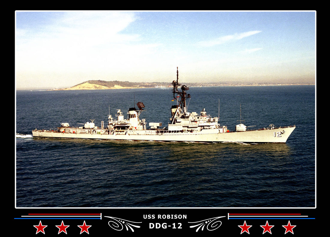 USS Robison DDG-12 Canvas Photo Print – Navy Emporium