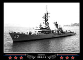 USS Hoel DDG-13 Art Print – Navy Emporium