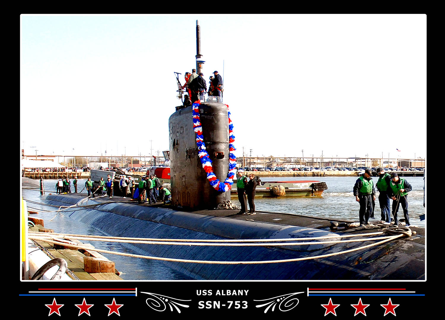 USS Albany SSN-753 Canvas Photo Print – Navy Emporium