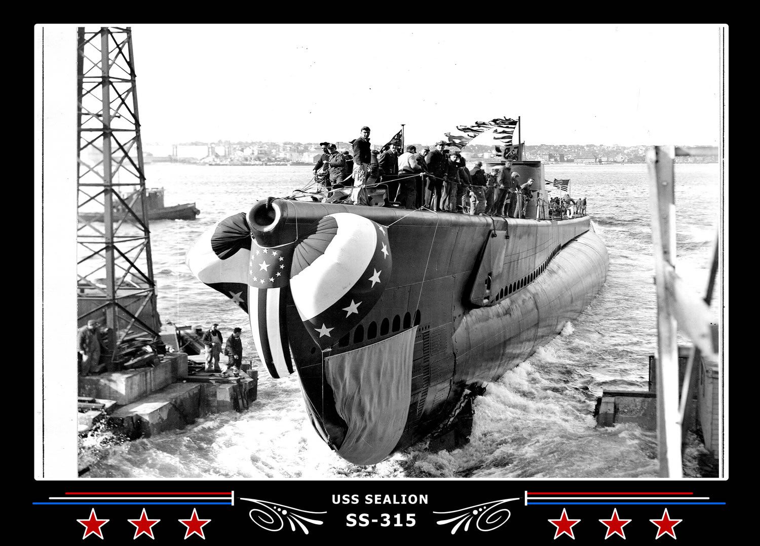 USS Sealion SS-315 Canvas Photo Print – Navy Emporium