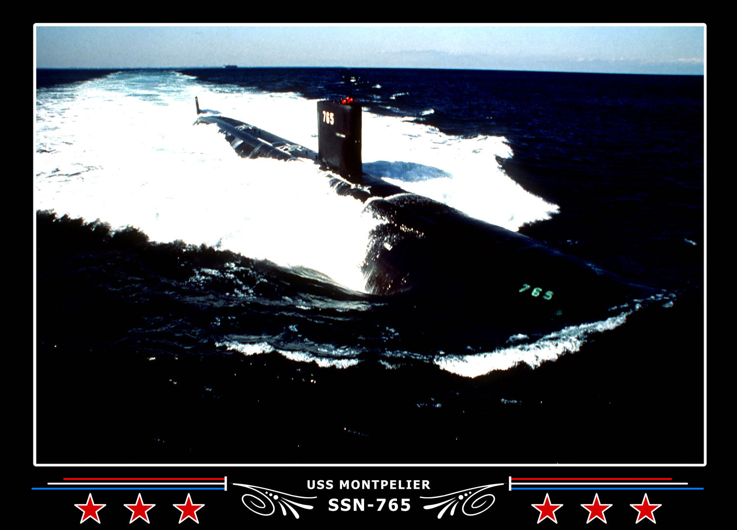 USS Montpelier SSN-765 Canvas Photo Print – Navy Emporium