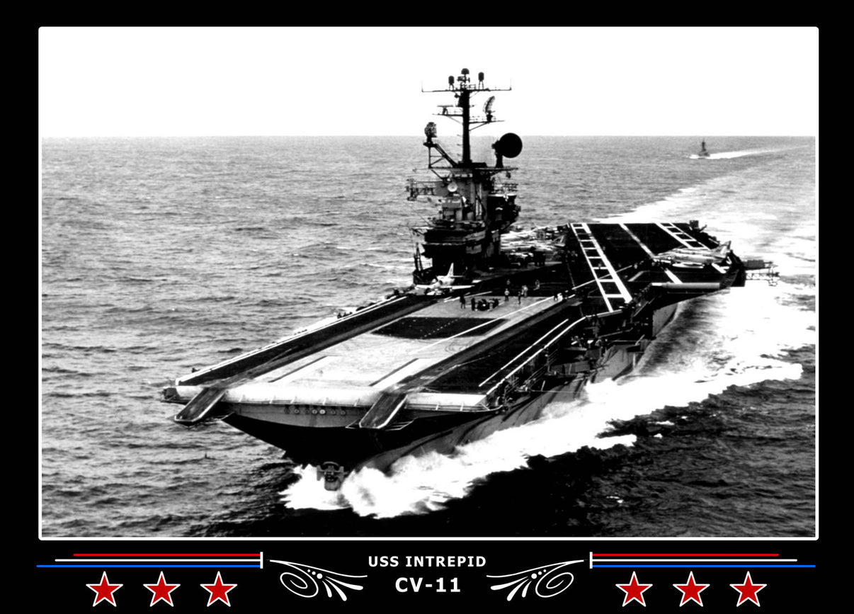 USS Intrepid CV-11 Canvas Photo Print – Navy Emporium