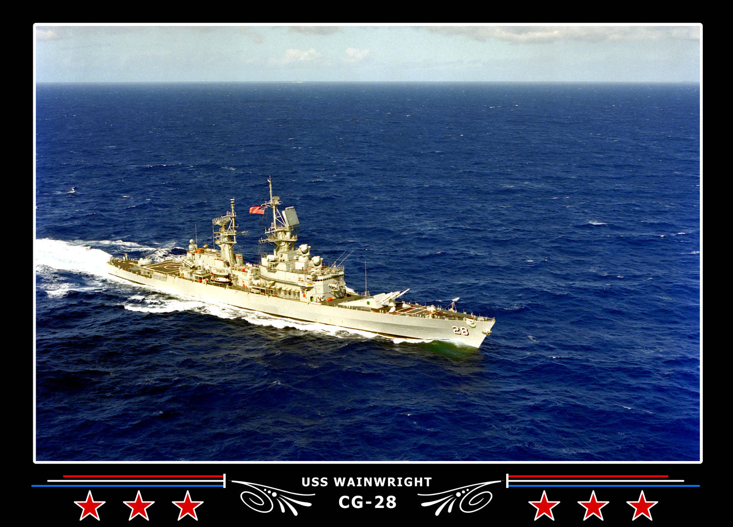 USS Wainwright CG-28 Canvas Photo Print – Navy Emporium