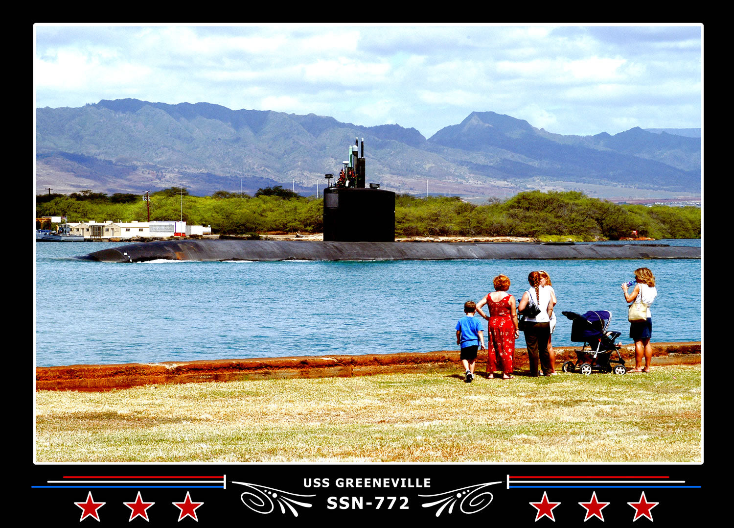 USS Greeneville SSN-772 Canvas Photo Print – Navy Emporium