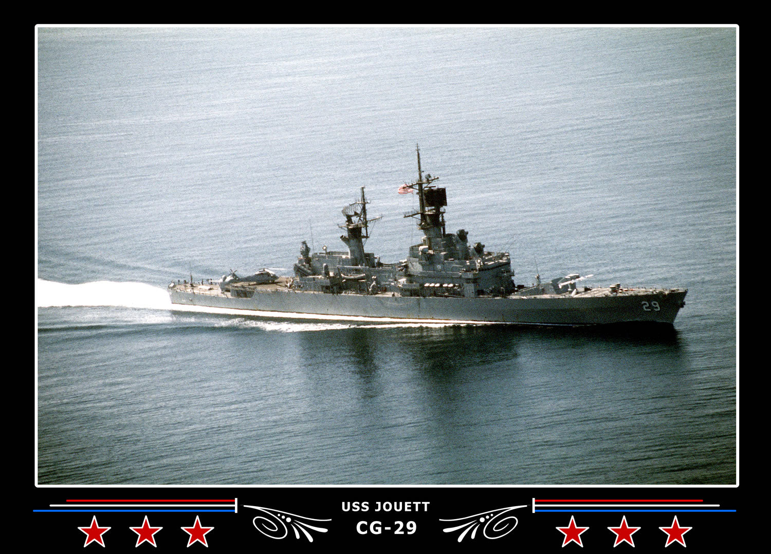 USS Jouett CG-29 Canvas Photo Print – Navy Emporium