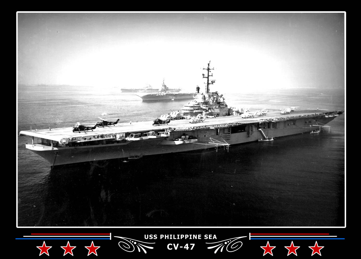 USS Philippine Sea CV-47 Canvas Photo Print – Navy Emporium