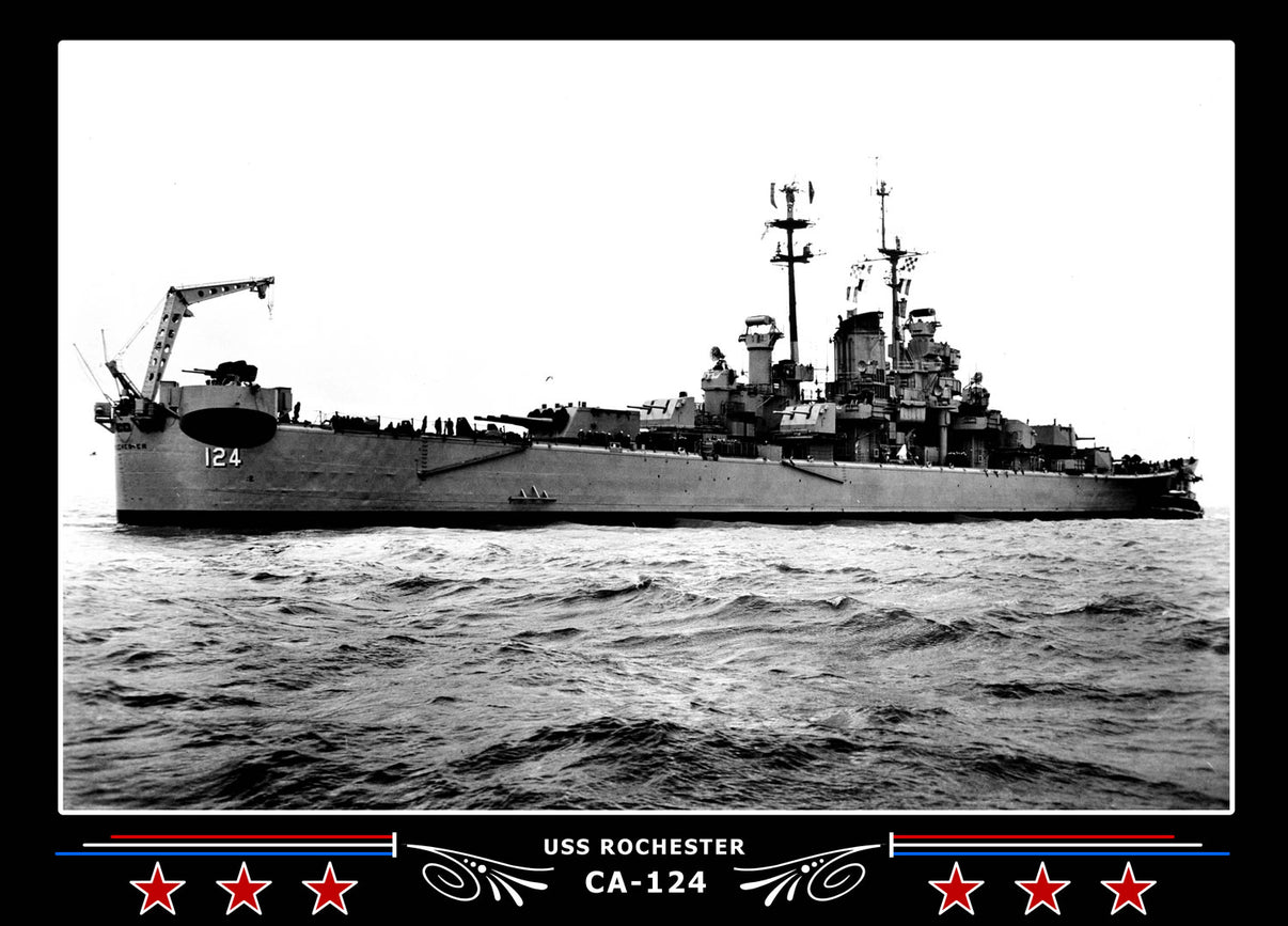 USS Rochester CA-124 Canvas Photo Print – Navy Emporium