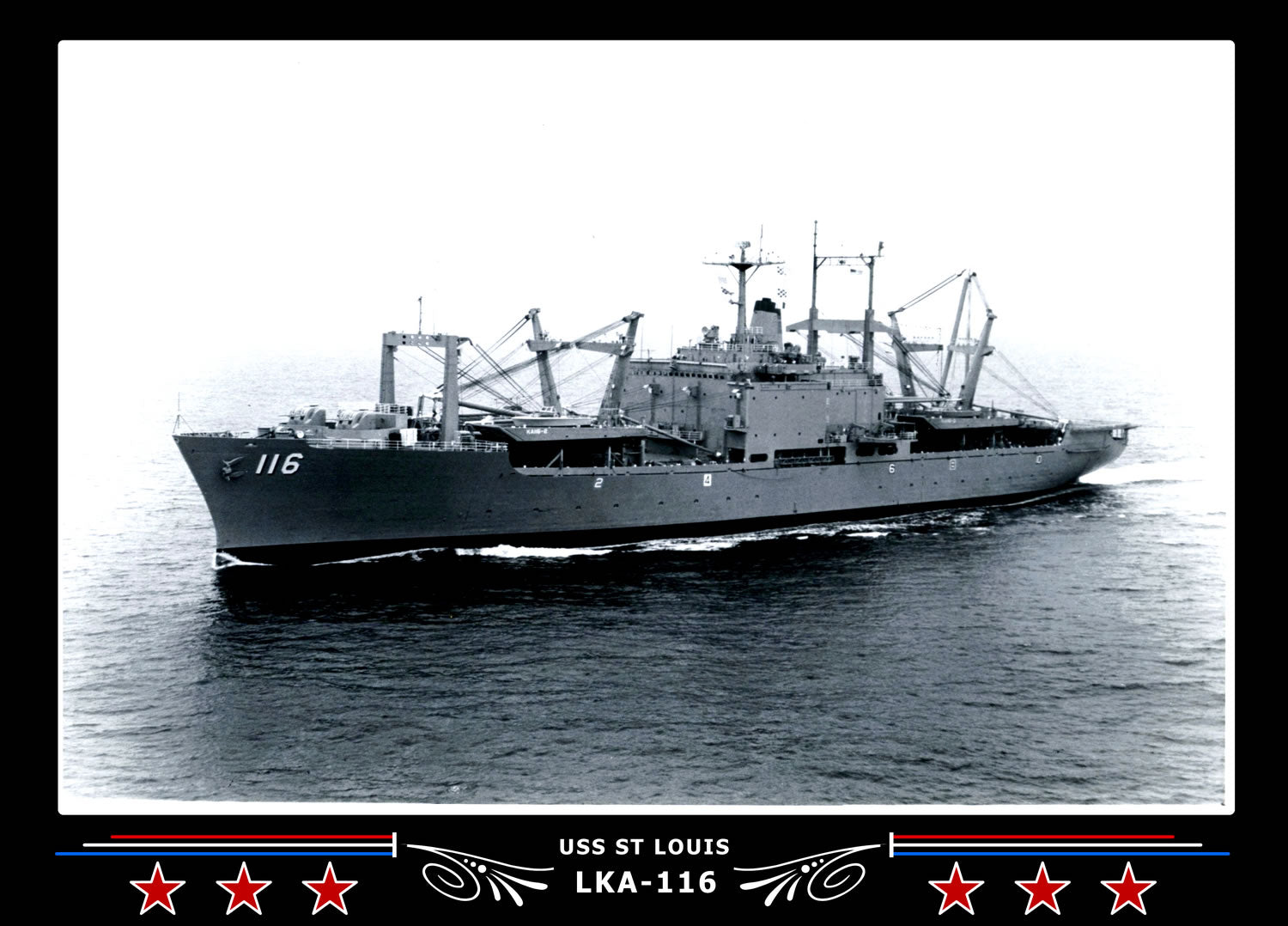 USS St Louis LKA116 Canvas Photo Print – Navy Emporium