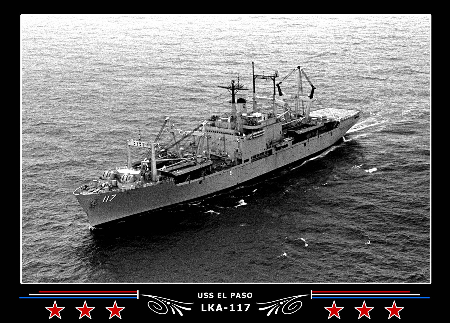 USS El Paso LKA117 Canvas Photo Print – Navy Emporium