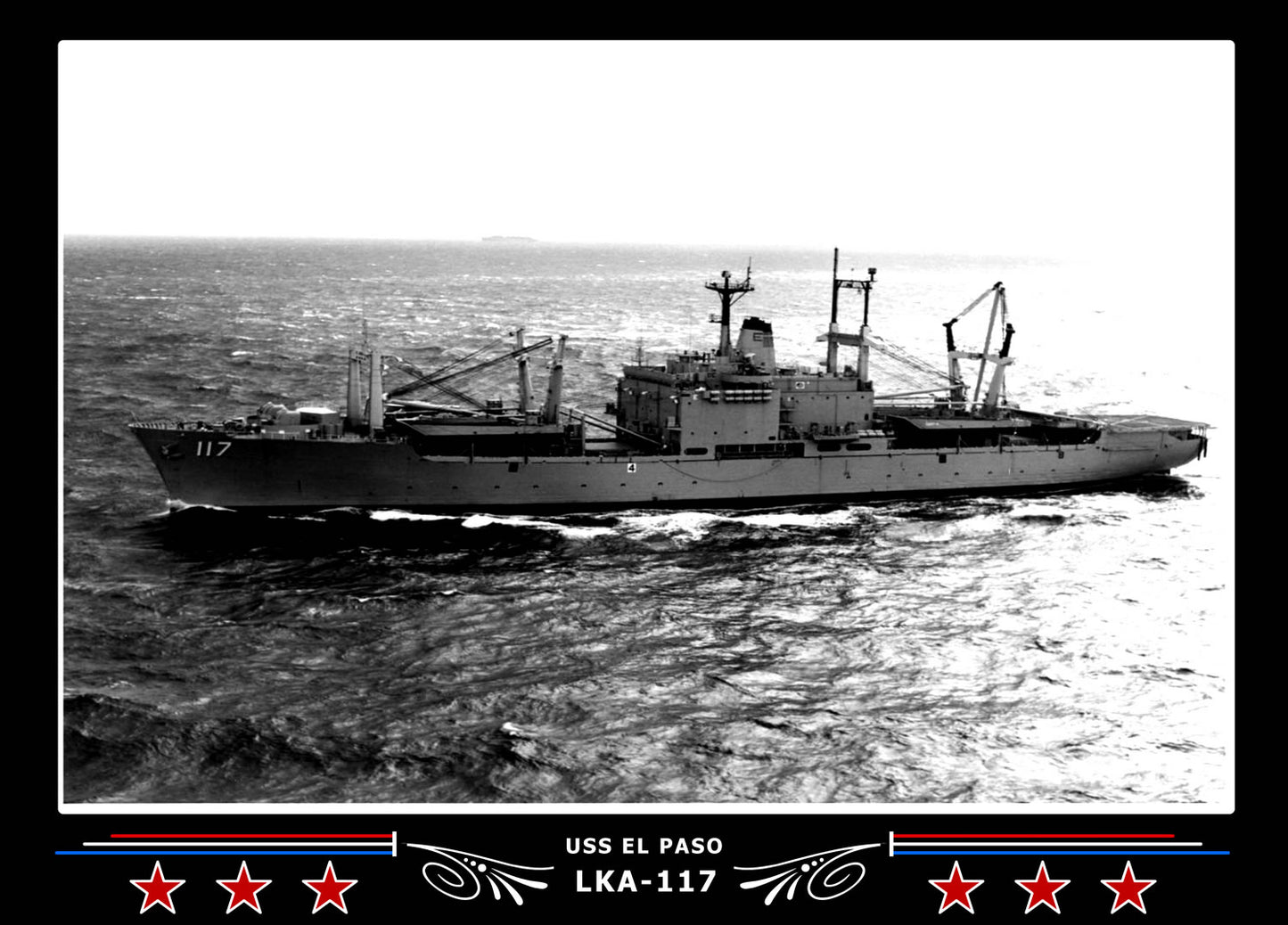 USS El Paso LKA117 Canvas Photo Print – Navy Emporium