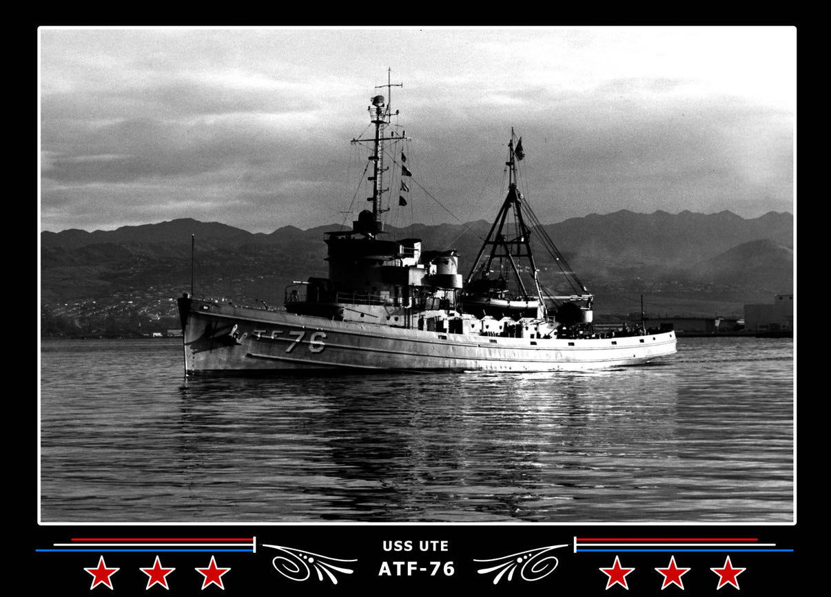 USS Ute ATF-76 Canvas Photo Print – Navy Emporium