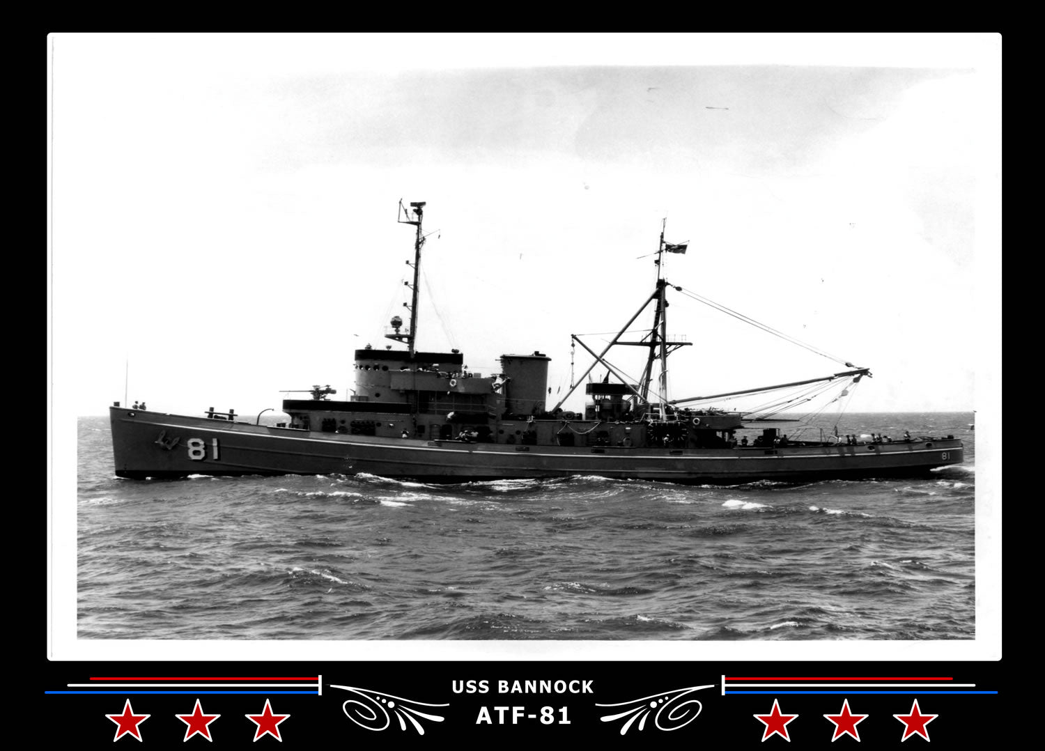 USS Bannock ATF-81 Canvas Photo Print – Navy Emporium
