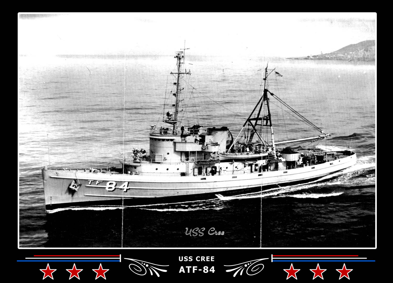 USS Cree ATF-84 Canvas Photo Print – Navy Emporium
