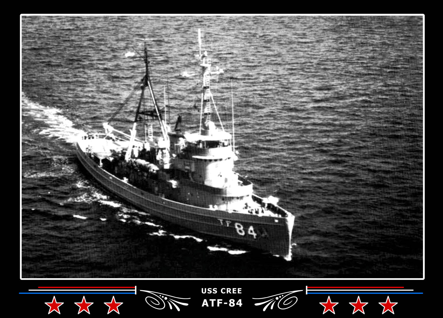USS Cree ATF-84 Canvas Photo Print – Navy Emporium