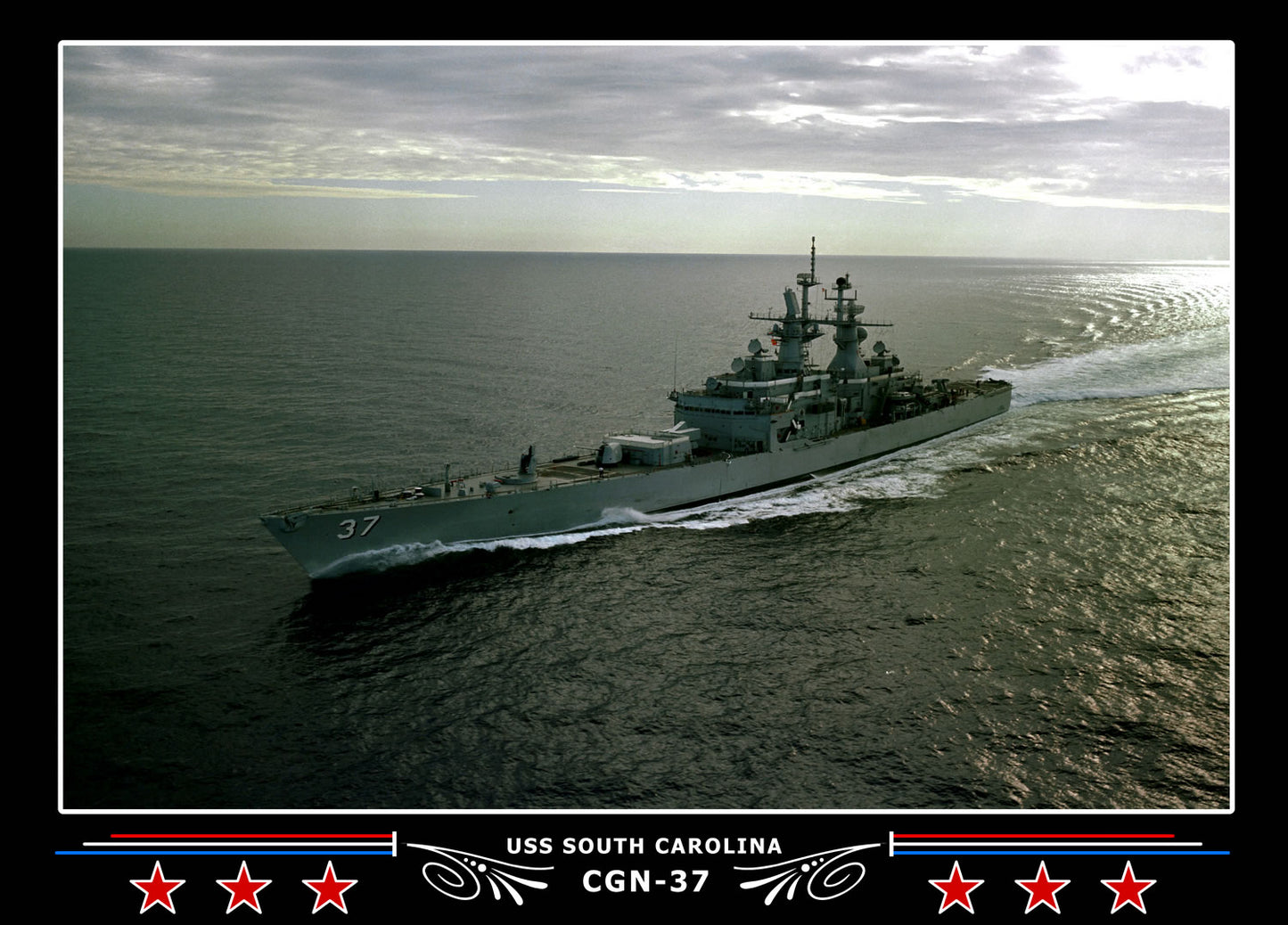 USS South Carolina CGN-37 Canvas Photo Print – Navy Emporium