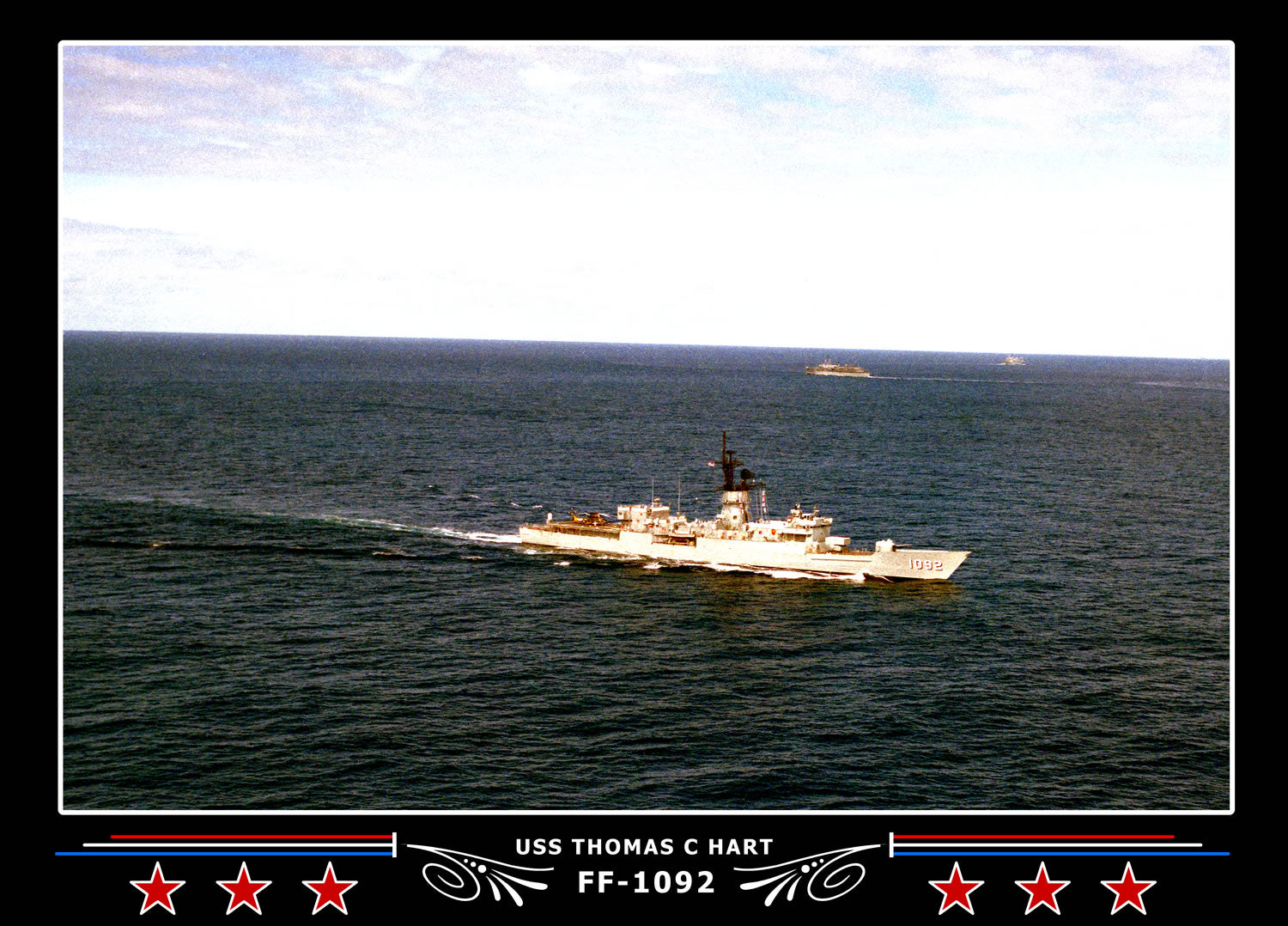 USS Thomas C Hart FF-1092 Canvas Photo Print – Navy Emporium