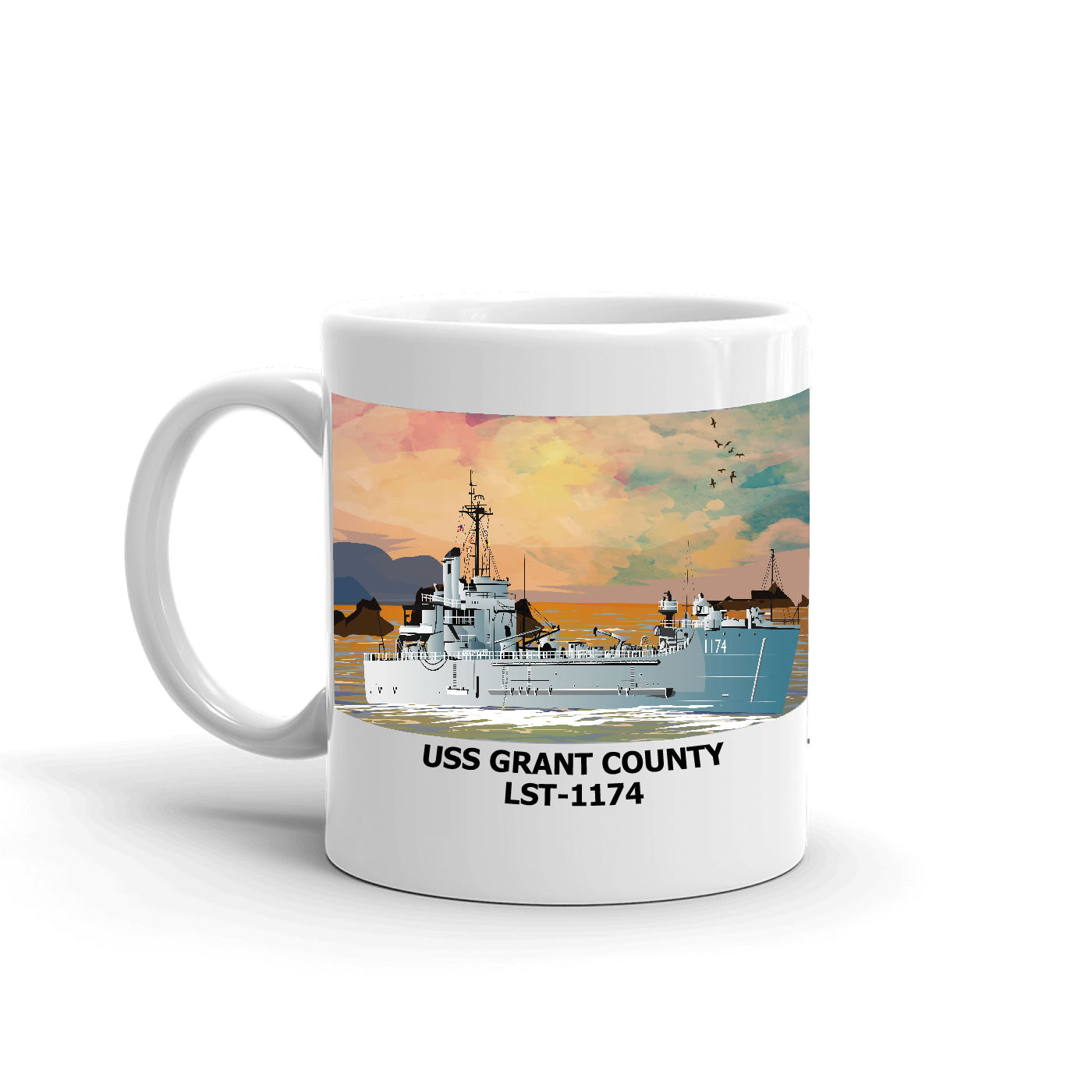 USS Grant County LST-1174 Coffee Cup Mug – Navy Emporium